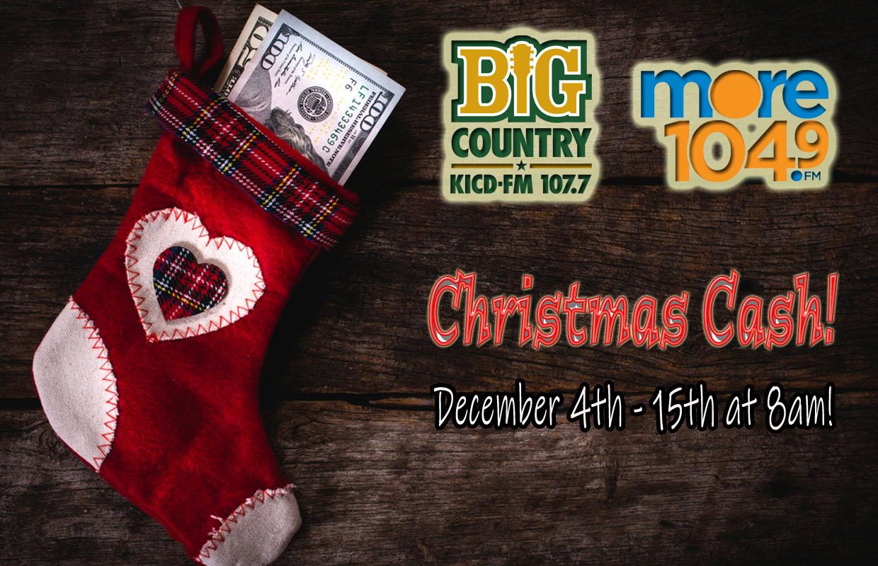 Christmas Cash Contest Rules | BIg Country 107.7